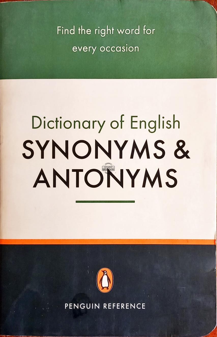 Dictionary of English. Synonyms & Antonyms - praca zbiorowa ...